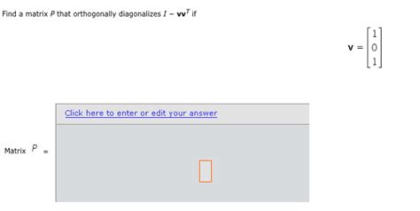 Solved Find The Spectral Decomposition Of The Matrix