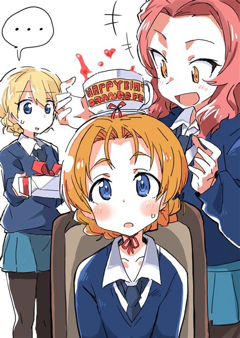 Darjeeling Orange Pekoe And Rosehip Girls Und Panzer Drawn By