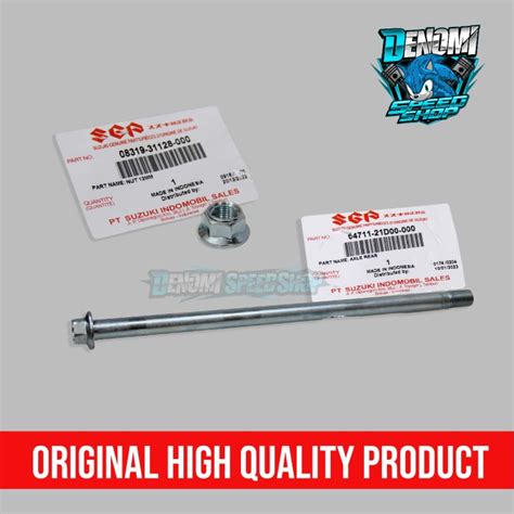 Jual Baut Dan Mur As Roda Belakang Suzuki Satria 2 Tak Hiu Lumba