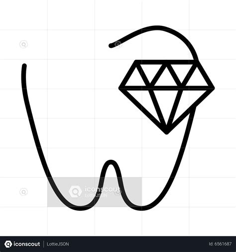 Daimond Teeth Animated Icon Download In Json Lottie Or Mp4 Format