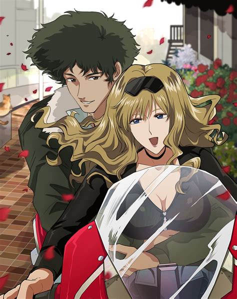 Spike Spiegel And Julia Cowboy Bebop Drawn By Leslie Vernon Danbooru