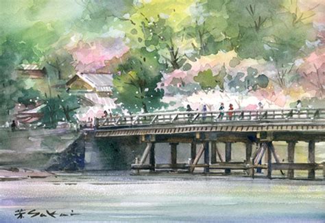 Atelier Pomme Blog 酒井芳元さんの水彩画桜シリーズ