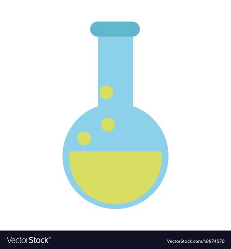 Isolated Flask Design Royalty Free Vector Image