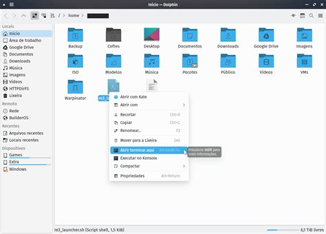 How To Configure Open Terminal Here Menu Option To Only Work On