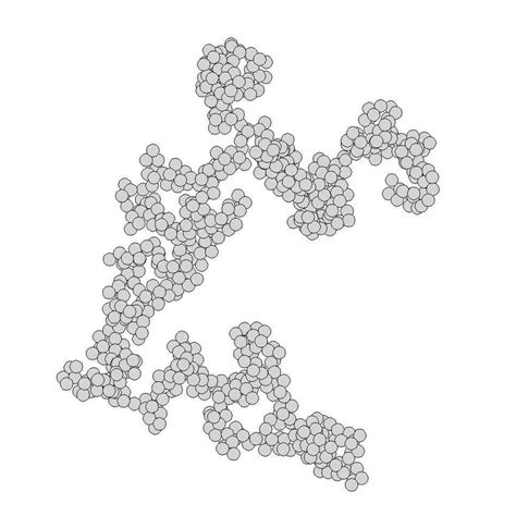 6 An Aggregate Of 724 Particles With Fractal Dimension D F 18 And Download Scientific