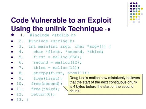 Ppt Secure Coding In C And C Dynamic Memory Management Powerpoint Presentation Id6781962