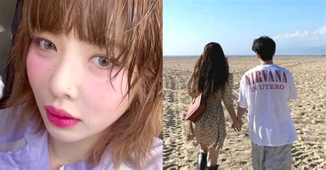 현아 용준형과 열애발표 후 첫 게시물광고 촬영 중