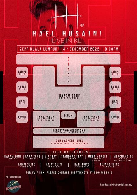 Konsert Hael Husaini Live In Kl Di Zepp Kl Pada 4 Disember Ini Budiey