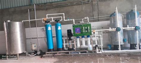 8000 Lph Reverse Osmosis Systems Frp Ro Capacity 500 Ltr Hr At