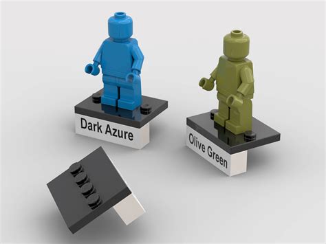 Lego Moc 16 Minifigure Modular Display Stand By Jayfields Rebrickable