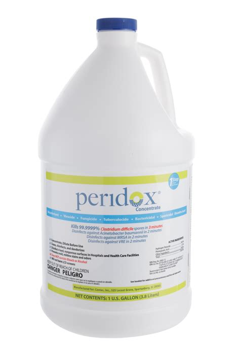 Peridoxrtu® Sporicide Disinfectant And Cleaner Contec Cleanroom