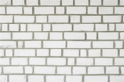 White Brick Wall Pattern Texture Premium Ai Generated Image