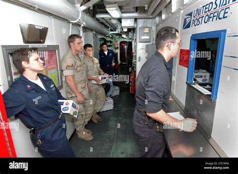 Us Navy Sailors Assigned To The Multipurpose Amphibious Assault Ship