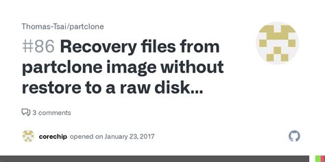 recovery files from partclone image without restore to a raw disk file
