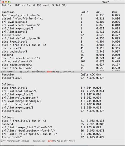 working with erlang in emacs r programming