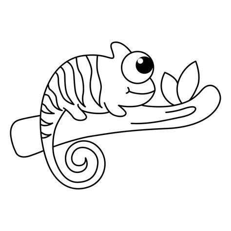 Vetor De Ilustração De Página Para Colorir De Desenho Animado De