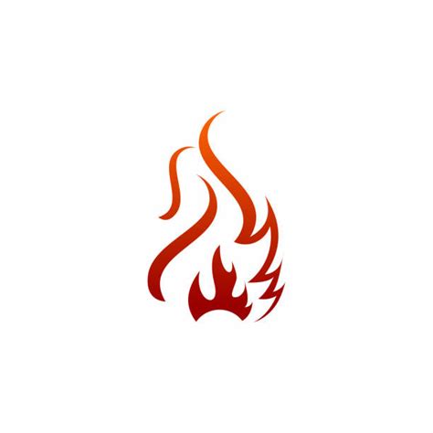 Flame Tribal Tattoo Cartoons Illustrations Royalty Free Vector