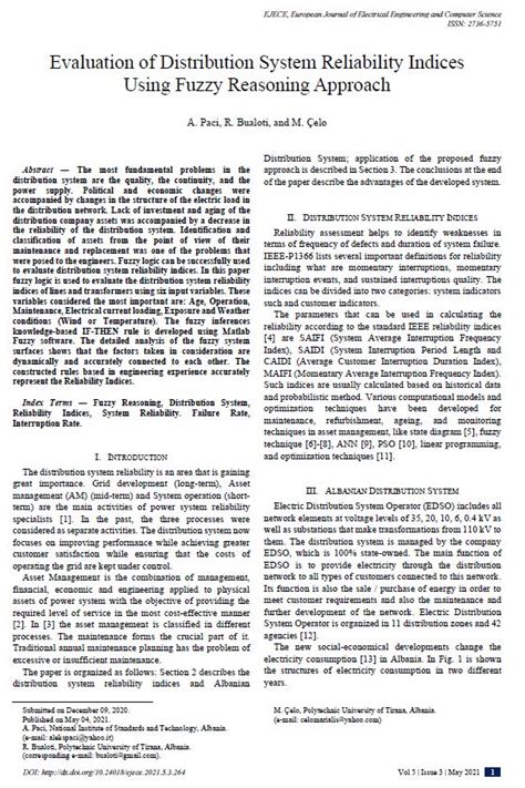 evaluation of distribution system reliability indices using fuzzy