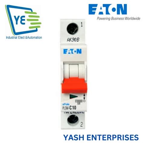 EATON PLSM C1 1 MW MCB 242191 MCB 1A 1 Pole C Curve At 398