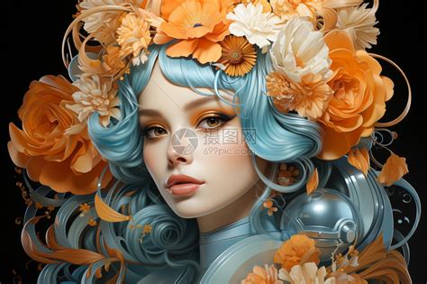迷人的少女高清图片下载 正版图片600453231 摄图网