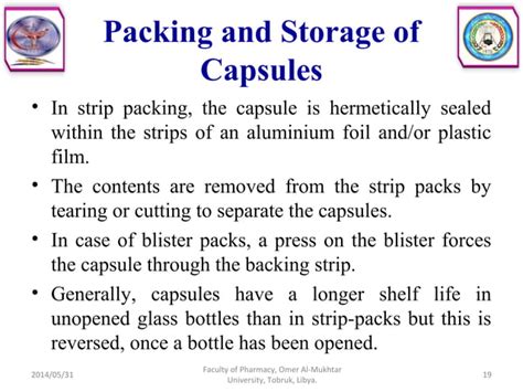 Solid Dosage Forms Capsules Ppt