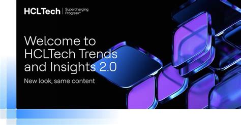 Md Abid Khan On Linkedin Hcltechinsights Hcltech Superchargingprogress