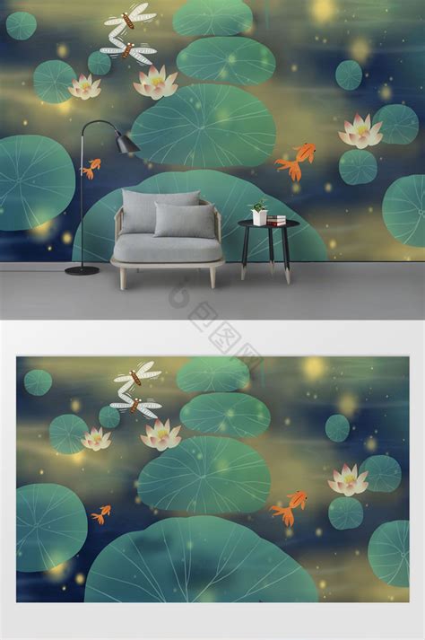 【莲花九鱼图】图片莲花九鱼图素材下载第2页 包图网