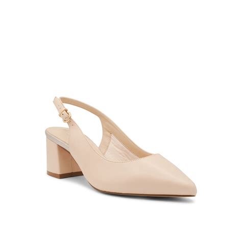 Flynn Nude Wide Fit Heels Paradox London