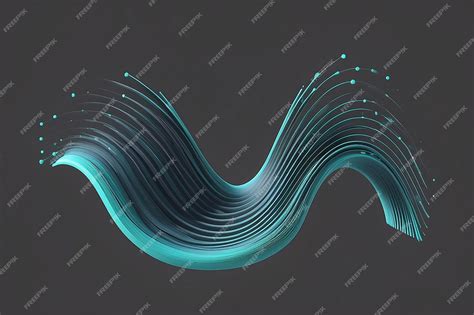 Premium Photo Digital Particle Wave Abstract Background Cyber Or Technology Background
