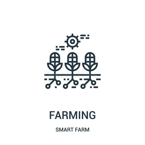 Farming Icon Vector From Smart Farm Collection Thin Line Farming Outline Icon Vector