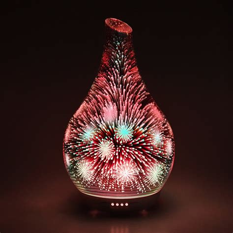 Cello Large Ultrasonic Diffuser Art Glass Firework 3d Large