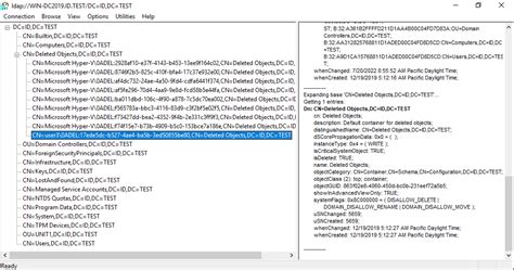 how to restore deleted objects in active directory