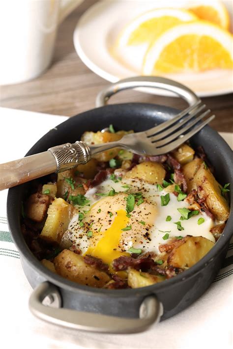 Corned Beef Hash With Bacon Creative Culinary