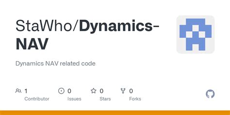 GitHub StaWho Dynamics NAV Dynamics NAV Related Code