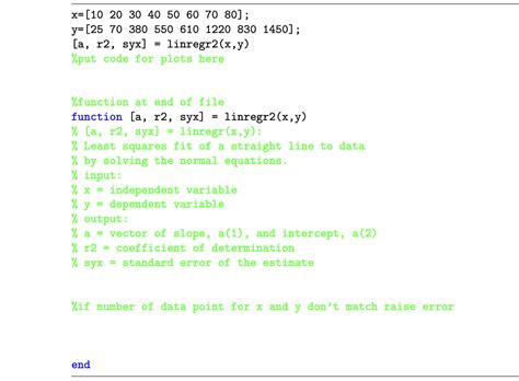 Solved From Linear Least Square Regression We Find Chegg