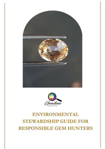 Responsible Gem Hunters Guide Ebook Gemstone Detective