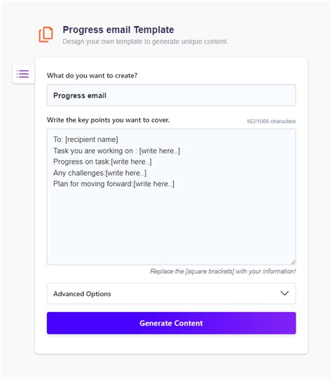 Progress Email Templates With Examples Ai Generator Wordkraft