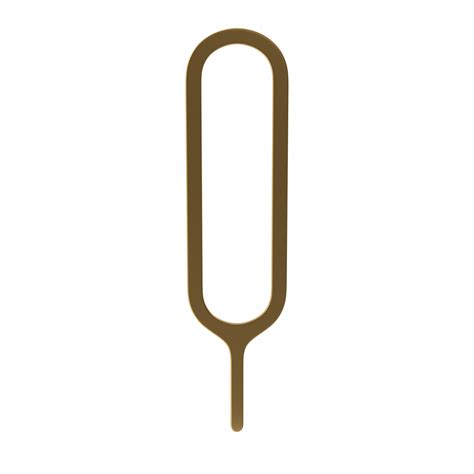 Gold Sim Pin Key 3d Model Turbosquid 2052360
