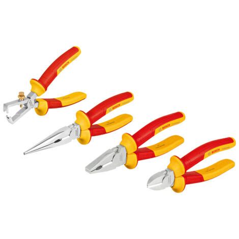 Bosch Combo Kit VDE Zangen Set 4 Tlg