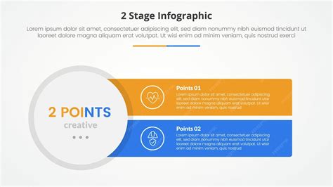 Free Vector 2 Points Stage Template For Comparison Opposite