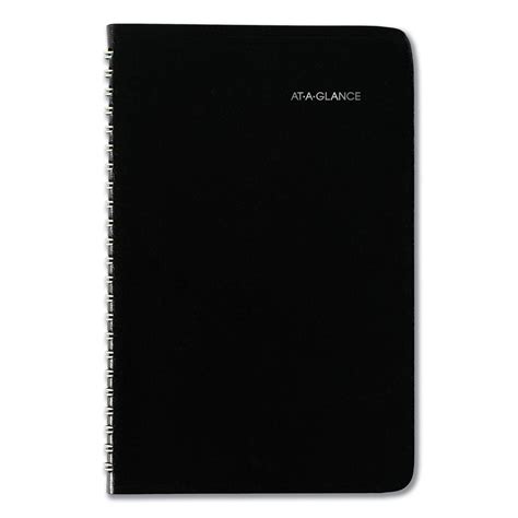 AT A GLANCE DayMinder Block Format Weekly Appointment Book Tabbed