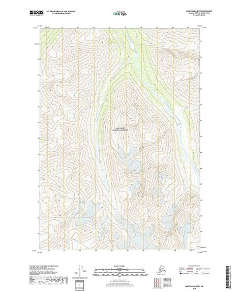 Usgs Topo Map Lime Hills A 2 Sw Southwest Alaska Topo Maps Alaska Handbook