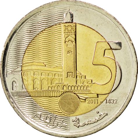 88848 Maroc 5 Dirhams 2011 Km Y140 Spl 5 Dirhams De 5 à 15 Euros