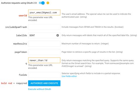 Google Apps Script What Should I Request The Gmail API To Get Email Statistics Stack Overflow