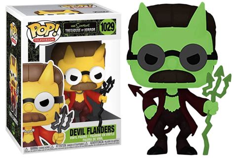 The Simpsons Funko Pop Devil Flanders Gitd 1029 Now Available At