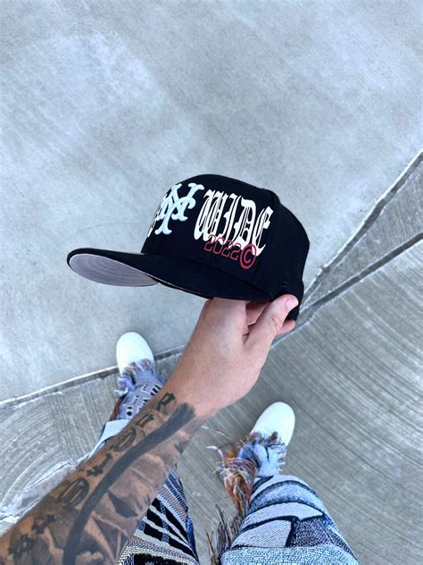 Black Worldwide” New York Mets Custom Fitted Worldwide Rank Llc
