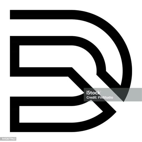전문적인 혁신적인 이니셜 D 로고 및 Dd 로고 문자 D 또는 Dd 미니멀하고 우아한 모노그램 프리미엄 비즈니스 예술적 알파벳