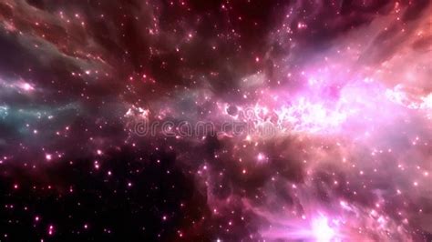 4k Cosmos Effect Seamless Loop Galaxy Exploration Through Outer Space