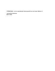 REAA CPPREP4002 Assessment Questions V1 2 Docx CPPREP4002