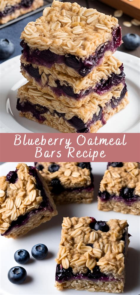 Blueberry Oatmeal Bars Recipe Cheff Recipes